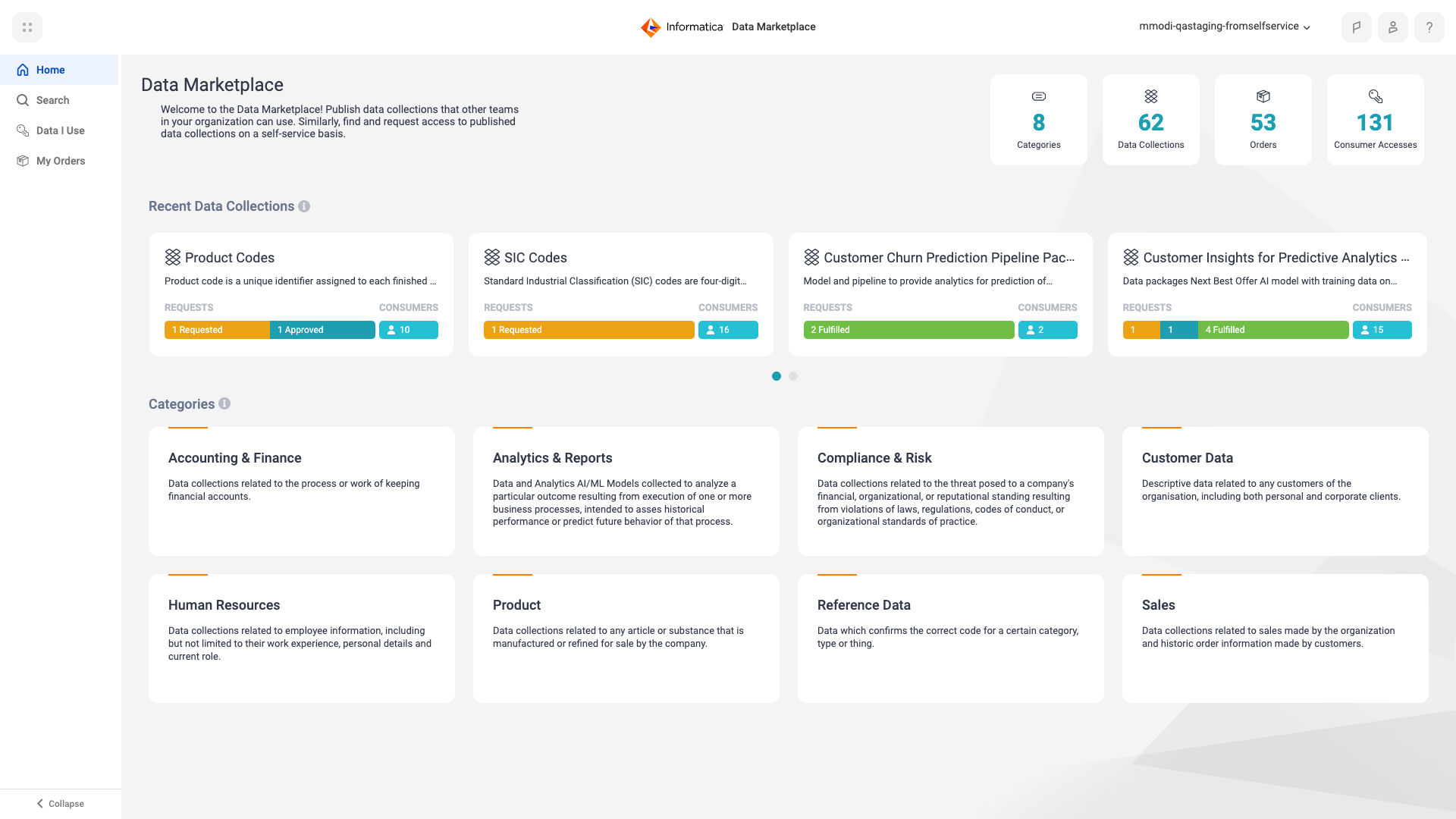 About Cloud Data Marketplace For Enterprise | Informatica
